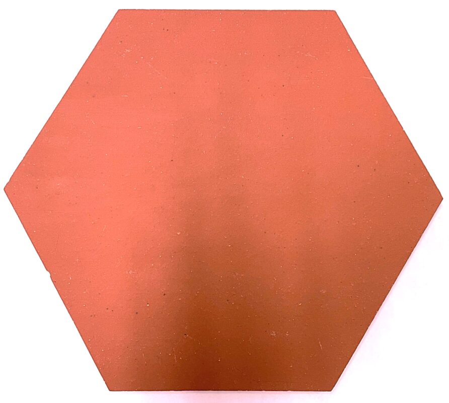 ANDEAN RED HEXAGON QUARRY - Florenza Ceramic